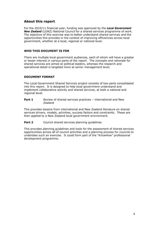 Shared services in New Zealand | PDF