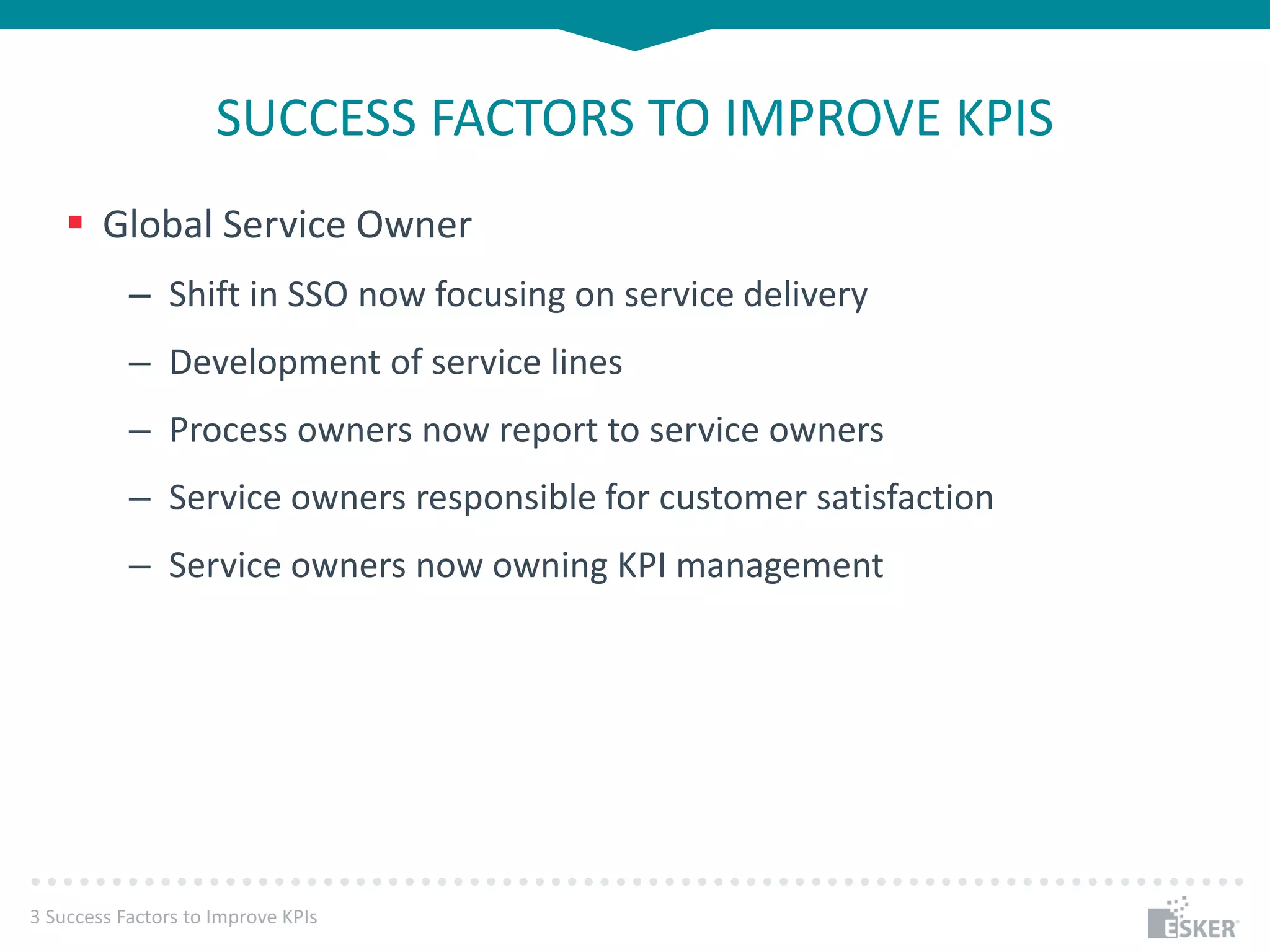 3 Success Factors to Improve KPIs for Accounts Payable Shared Services ...