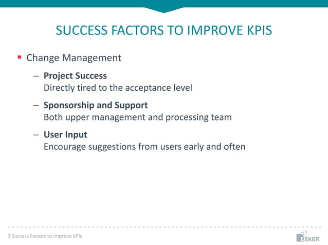 3 Success Factors to Improve KPIs for Accounts Payable Shared Services ...