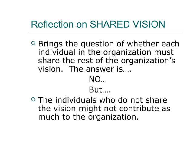shared vision | PPT
