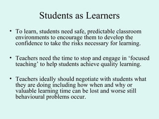 Shared vision for learning | PPT