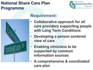 Shared Care Plan Trials - Progress to Date | PPTX