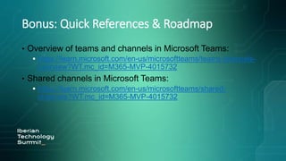Shared channels in Microsoft Teams, an overview | PPTX