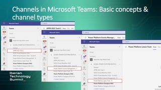 Shared channels in Microsoft Teams, an overview | PPTX