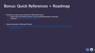 Shared channels in Microsoft Teams, an overview - JcGonzalez.pptx