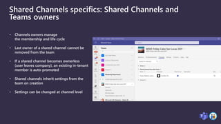 Shared channels in Microsoft Teams, an overview - JcGonzalez.pptx