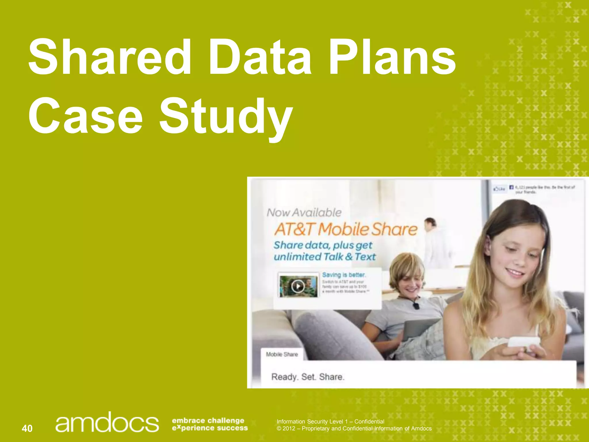Shared data plans case study ron agam amdocs att | PPT