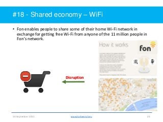 Shared economy - Collaborative consumption - The sharing economy | PPTX