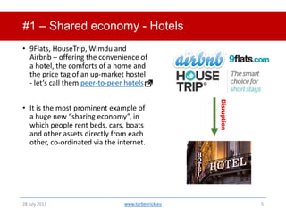 Shared economy - Collaborative consumption - The sharing economy | PPTX