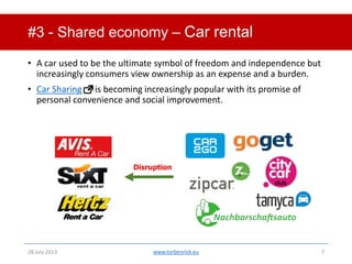 Shared economy - Collaborative consumption - The sharing economy | PPTX
