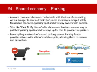 Shared economy - Collaborative consumption - The sharing economy | PPTX