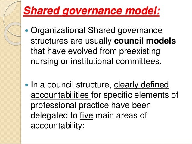 Shared governance