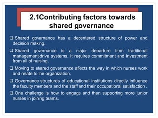 Shared governance | PPTX