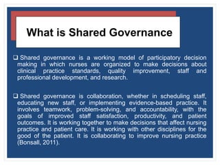 Shared governance | PPT