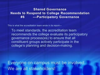 Shared Governance | PPT