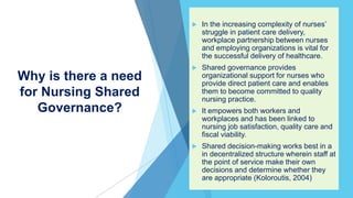 Shared Governance: Empowering and Creating Competent and Committed ...