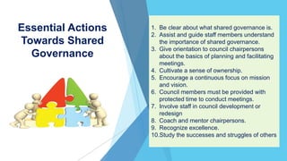 Shared Governance: Empowering and Creating Competent and Committed ...