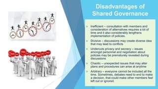 Shared Governance: Empowering and Creating Competent and Committed ...