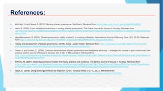 Shared Governance: Empowering and Creating Competent and Committed ...