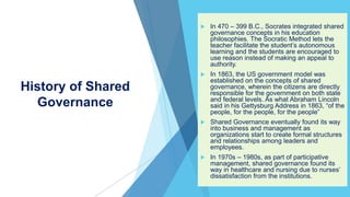 Shared Governance: Empowering and Creating Competent and Committed ...