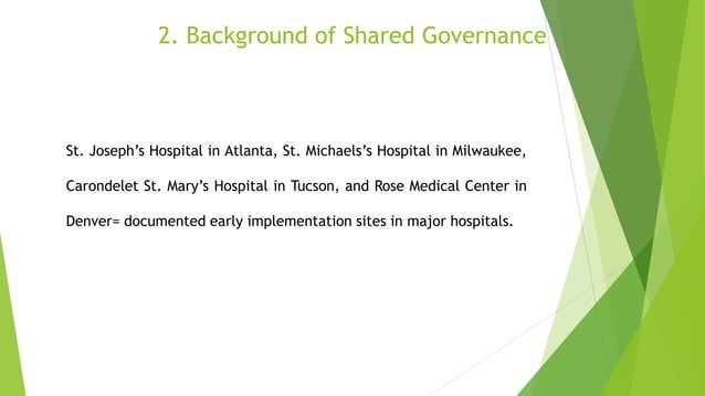 Shared governance in nursing | PPTX
