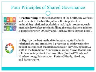 Shared governance in nursing | PPTX