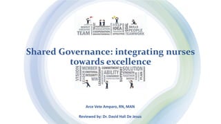 Shared Governance: Integrating Nurses Towards Excellence | PPTX