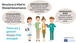 Shared Governance in Nursing: A dynamic facelift for empowered practice ...