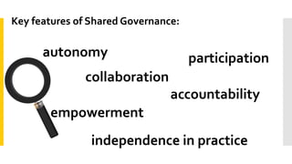 Shared Governance in Nursing: A dynamic facelift for empowered practice ...
