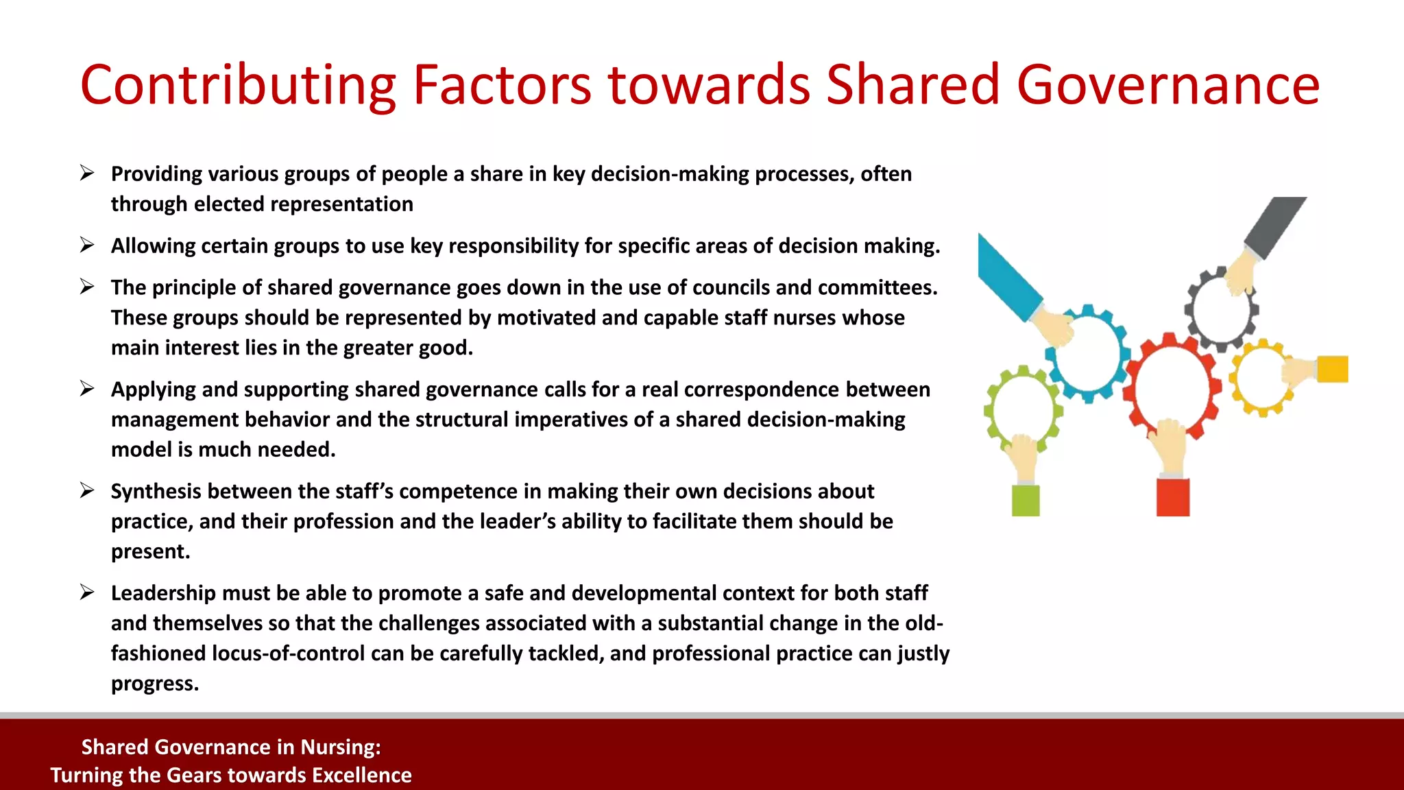Shared governance in Nursing | PPTX