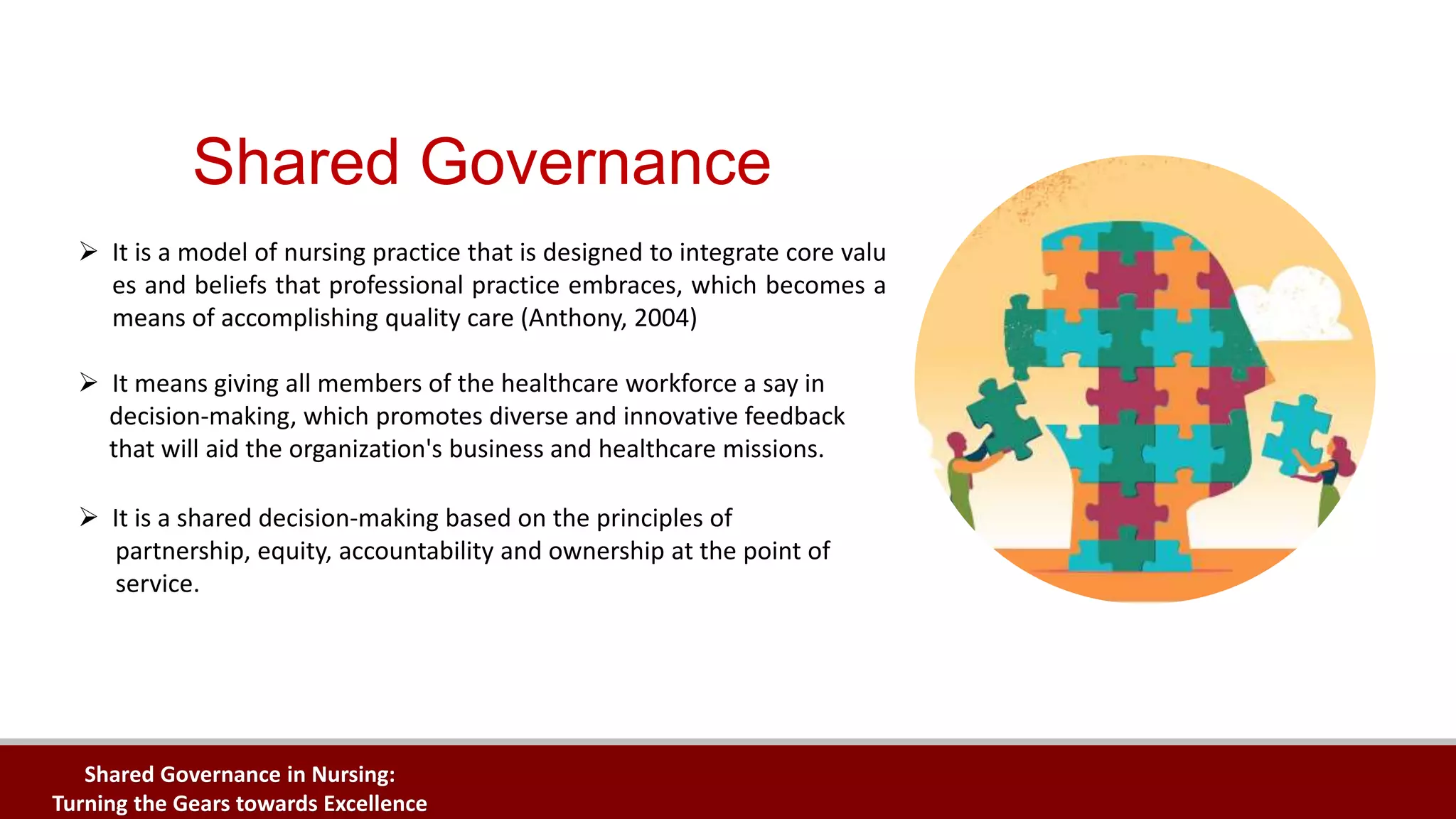 Shared governance in Nursing | PPTX