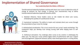 Shared governance in Nursing | PPTX