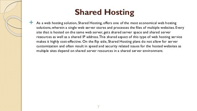 Shared Hosting Vs Vps Hosting Similarities And Differences Ppt