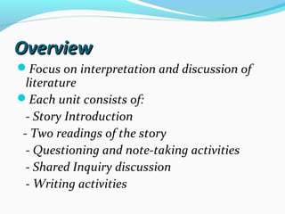 Shared Inquiry Overview | PPT