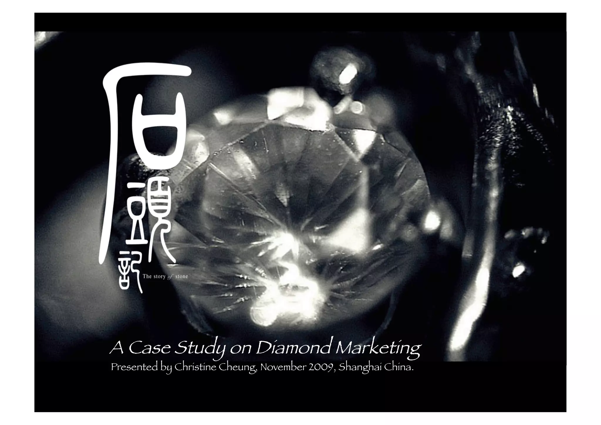 A Case Study on Diamond Marketing - what is the meaning of diamond to ...