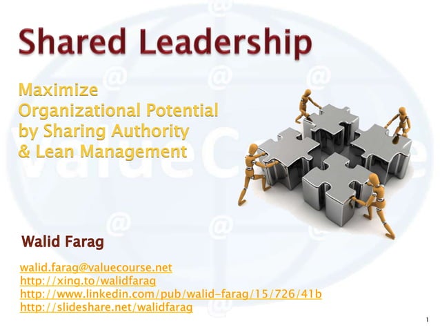 Shared Leadership: Maximize Organizational Potential By Sharing ...