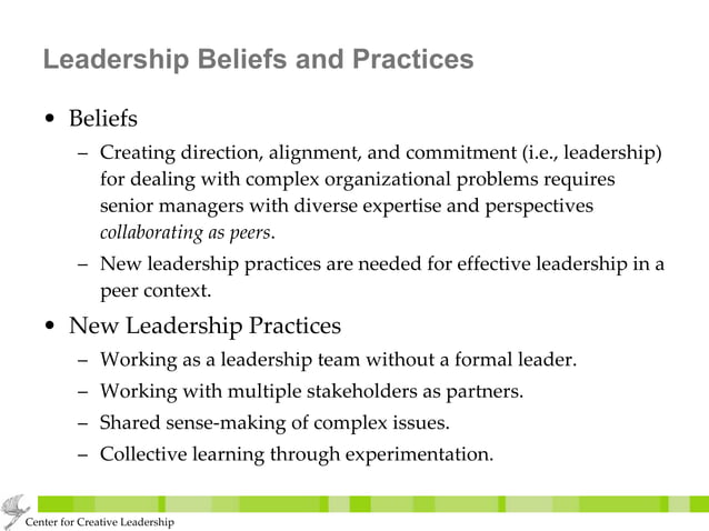 Shared leadership skills | PPT