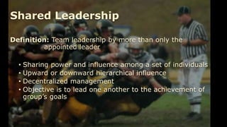 Shared leadership theory | PPTX