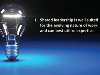 Shared Leadership in Teams: Expanding Traditional Approaches to ...