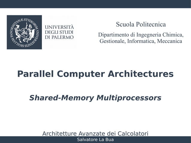 Shared Memory Multiprocessors Ppt