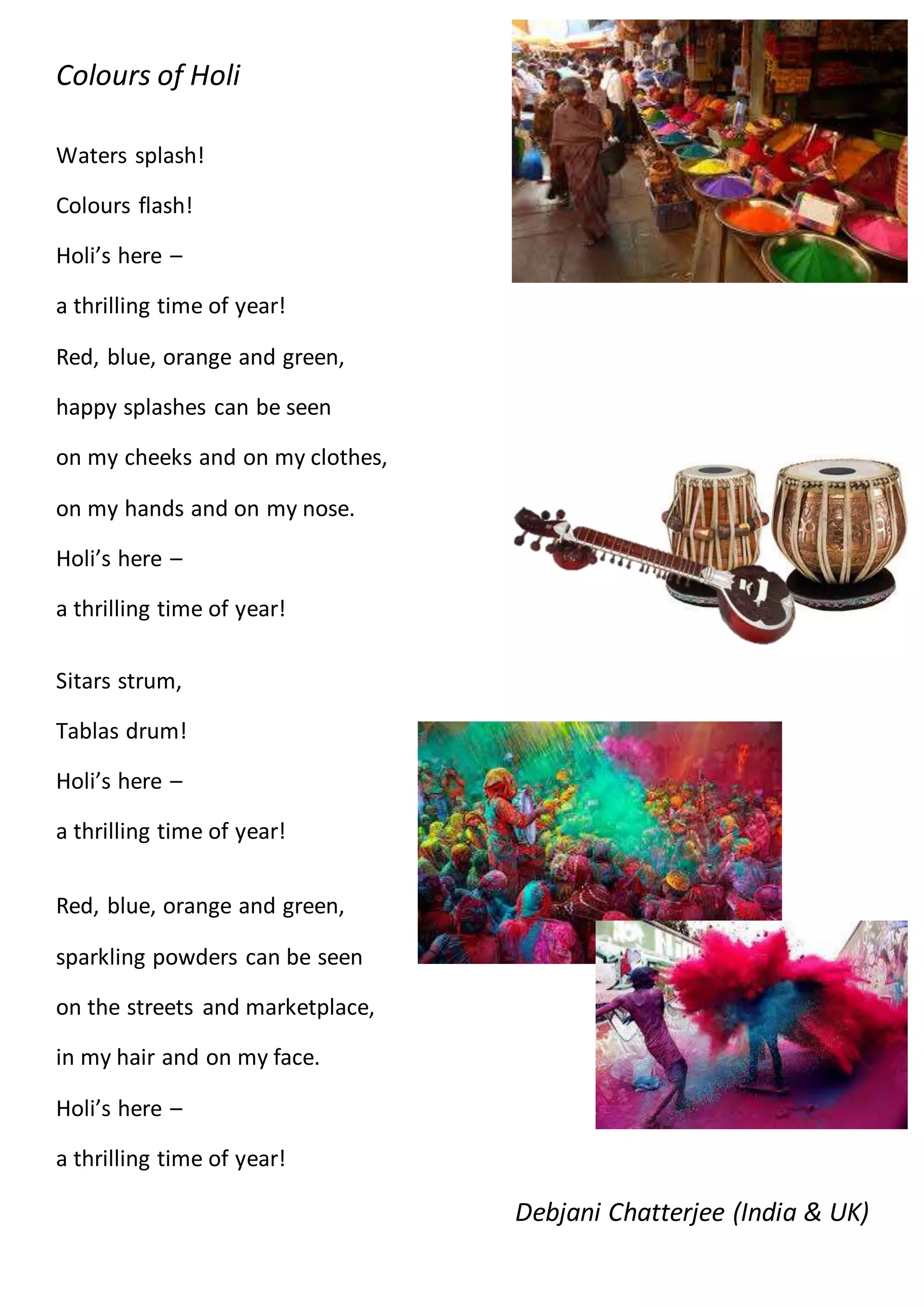 Shared poems - Celebrations | DOCX