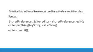 SHARED PREFERENCES IN ANDROID APPS.pptx