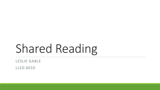 Shared Reading | PPT