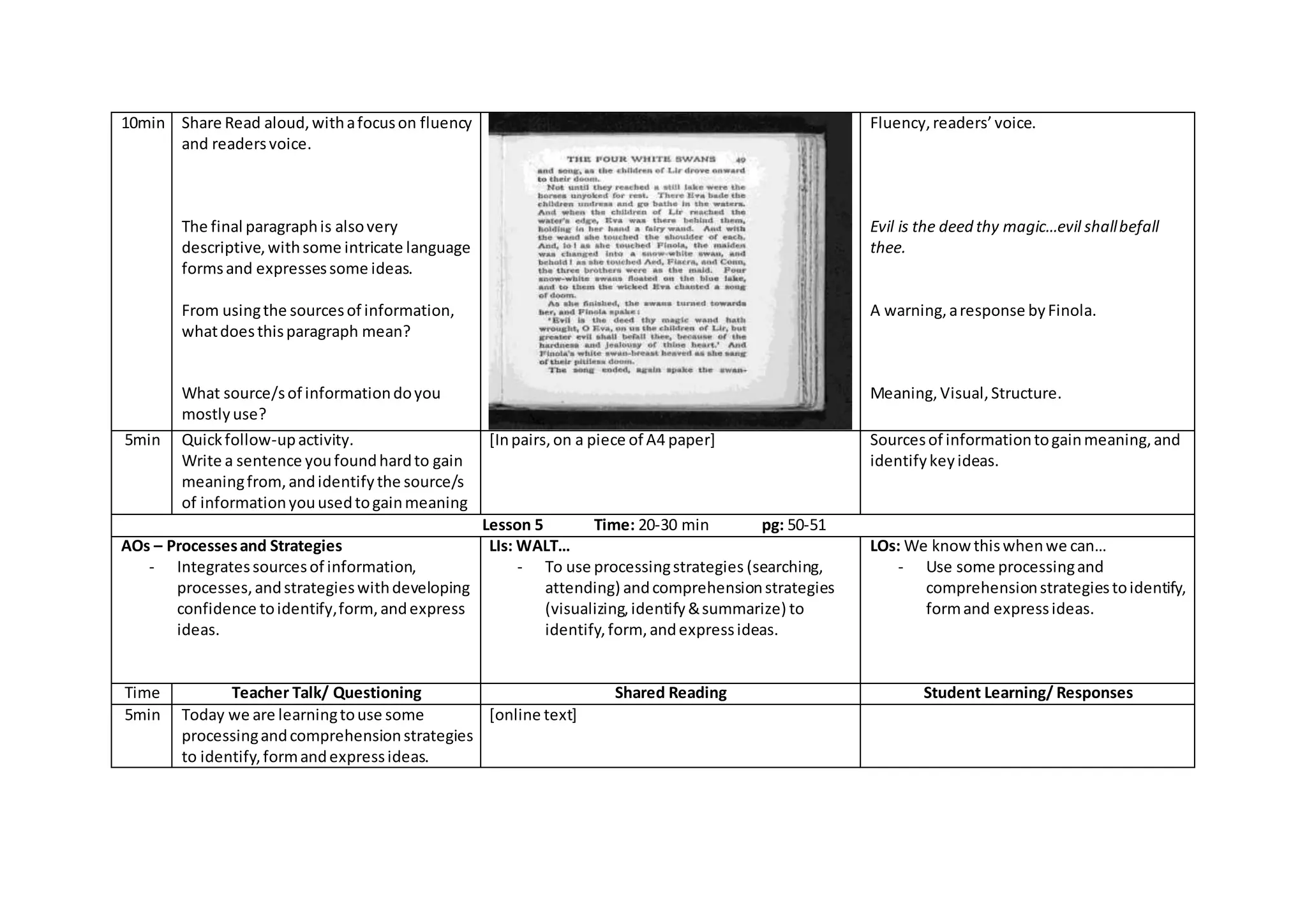 HE PANUI NGATAHI - Shared Reading | DOCX