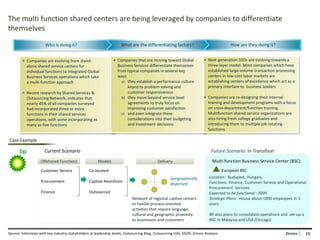 Multi-function Shared Services center - an emerging trend | PDF