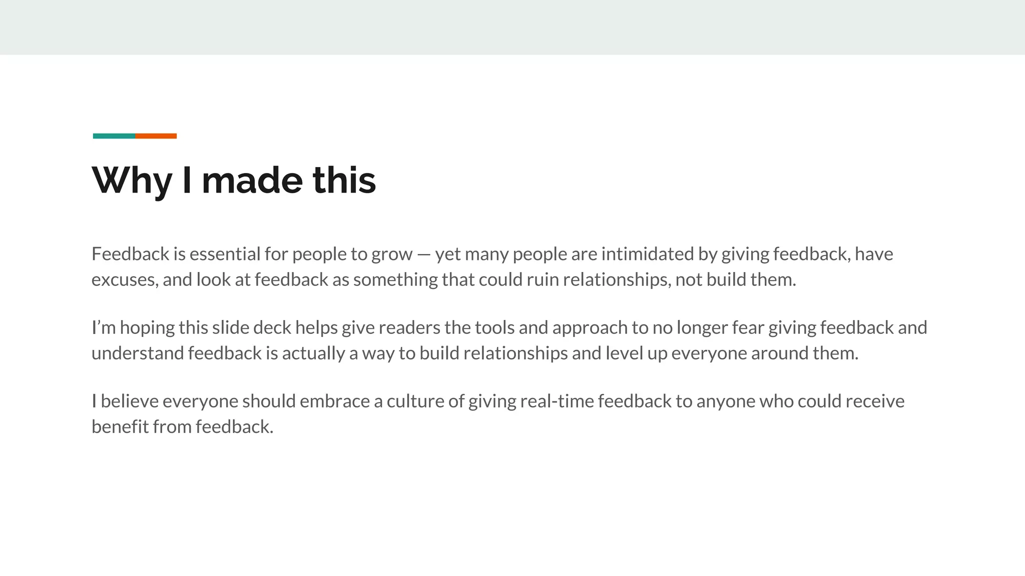 Building better people: How to give real-time feedback that sticks | PPT