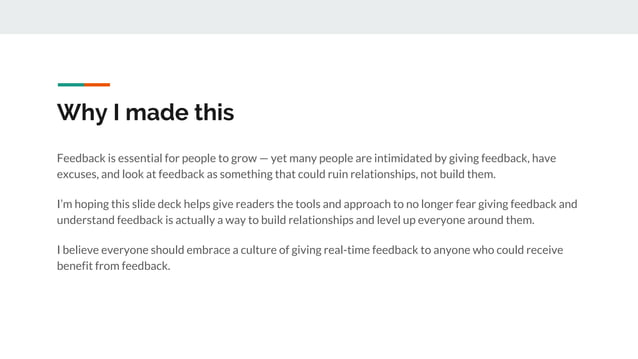 Building better people: How to give real-time feedback that sticks | PPT