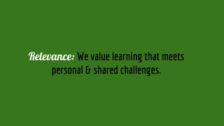 Our Values for Education | PPT