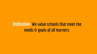 Our Values for Education | PDF