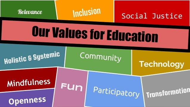 Our Values for Education